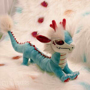 Poseable Tianlong Dragon Plush: Soft Minky Stuffed Animal - Etsy