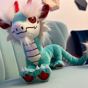 Dragon Plushie, Chinese Dragon Plush, Fluffy Dragon Stuffie, Cute ...