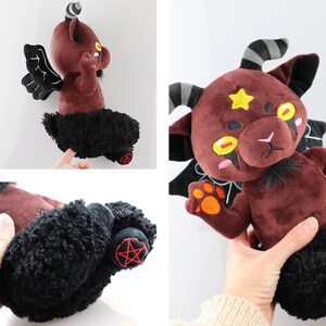 Baphomet Plush, Baphomet Demon Plush, Cute Baphomet, Demon Plush, Demon ...