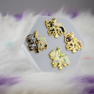 Four Horsemen of the Apocalypse Carousel Horse Pins Four Ponies of ...