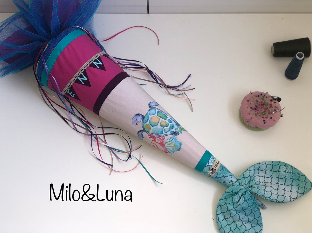 School Cone for Girls Turtle With or Without Fin for School - Etsy