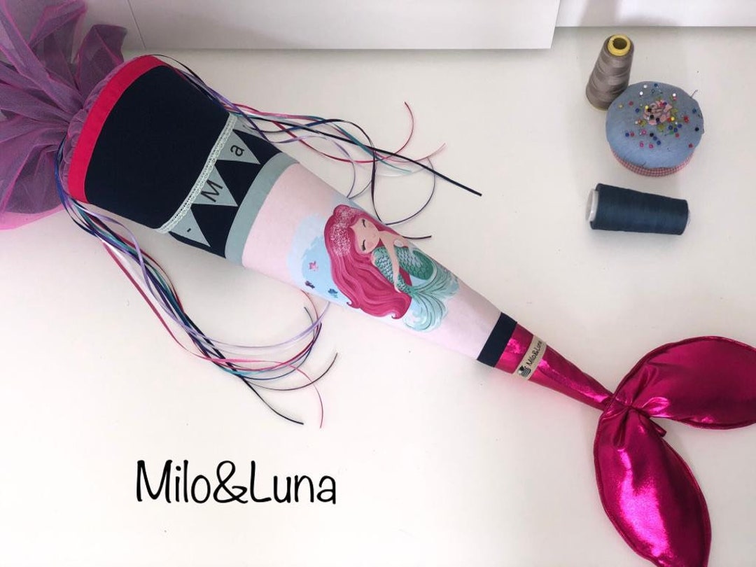 School Cone for Girls Mermaid With or Without Fin for School Enrollment ...