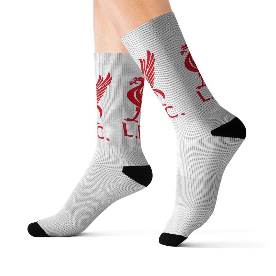 Liverpool FC Liverbird Socks | Sublimation Crew Socks - Etsy