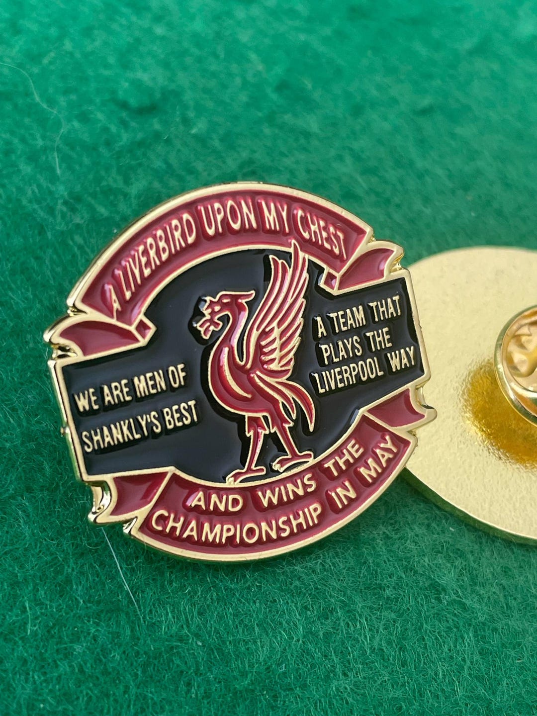 Liverpool "a Liverbird Upon My Chest" Pin Badge – Wear Your Pride! - Etsy