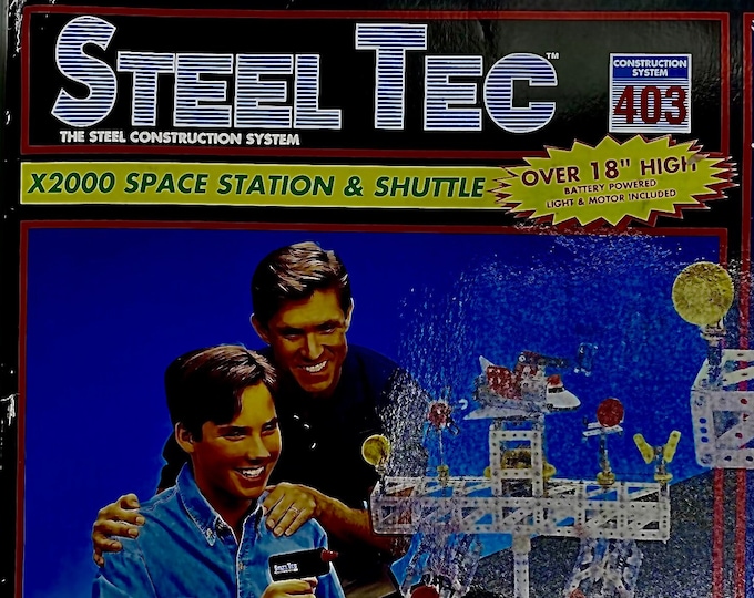 Remco Steel Tec X2000 Space Station & Shuttle Construction System 403 ...