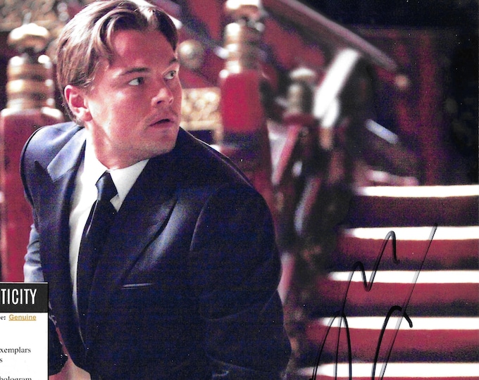 Leonardo Dicaprio Hand Signed 8x10 Photo Hologram COA Inception Movie ...