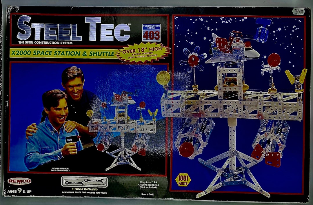 Remco Steel Tec X2000 Space Station & Shuttle Construction System 403 ...