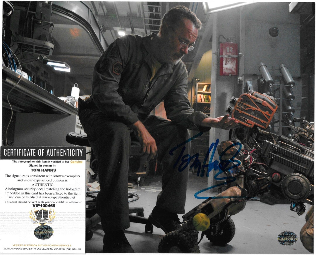 Tom Hanks Hand Signed 8x10 Photo Hologram COA Finch Movie Star ...