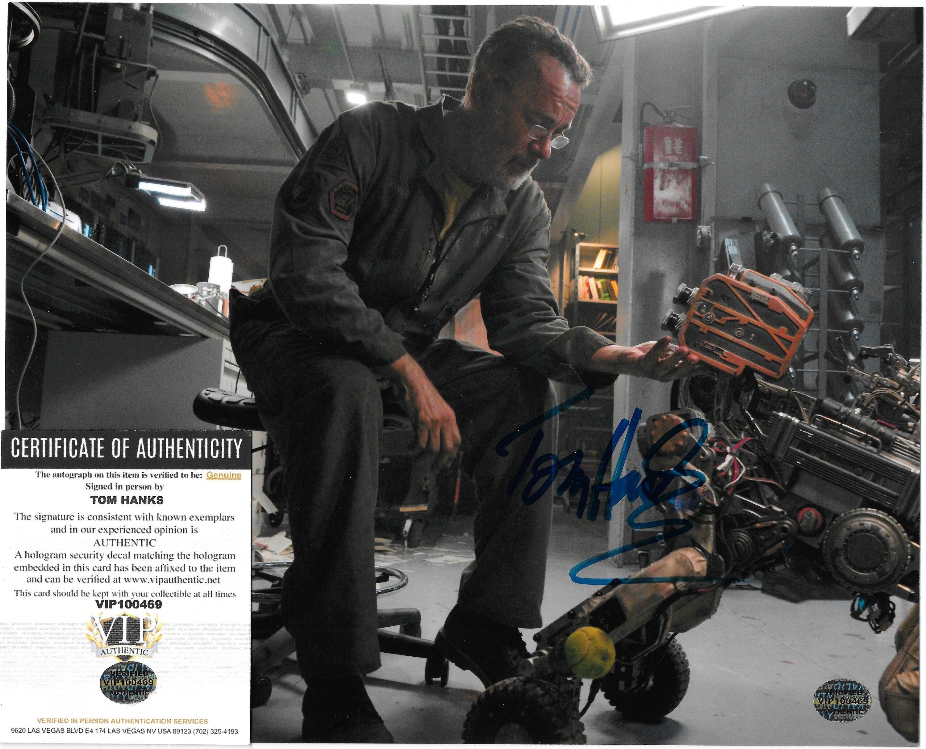 Tom Hanks Hand Signed 8x10 Photo Hologram COA Finch Movie Star ...