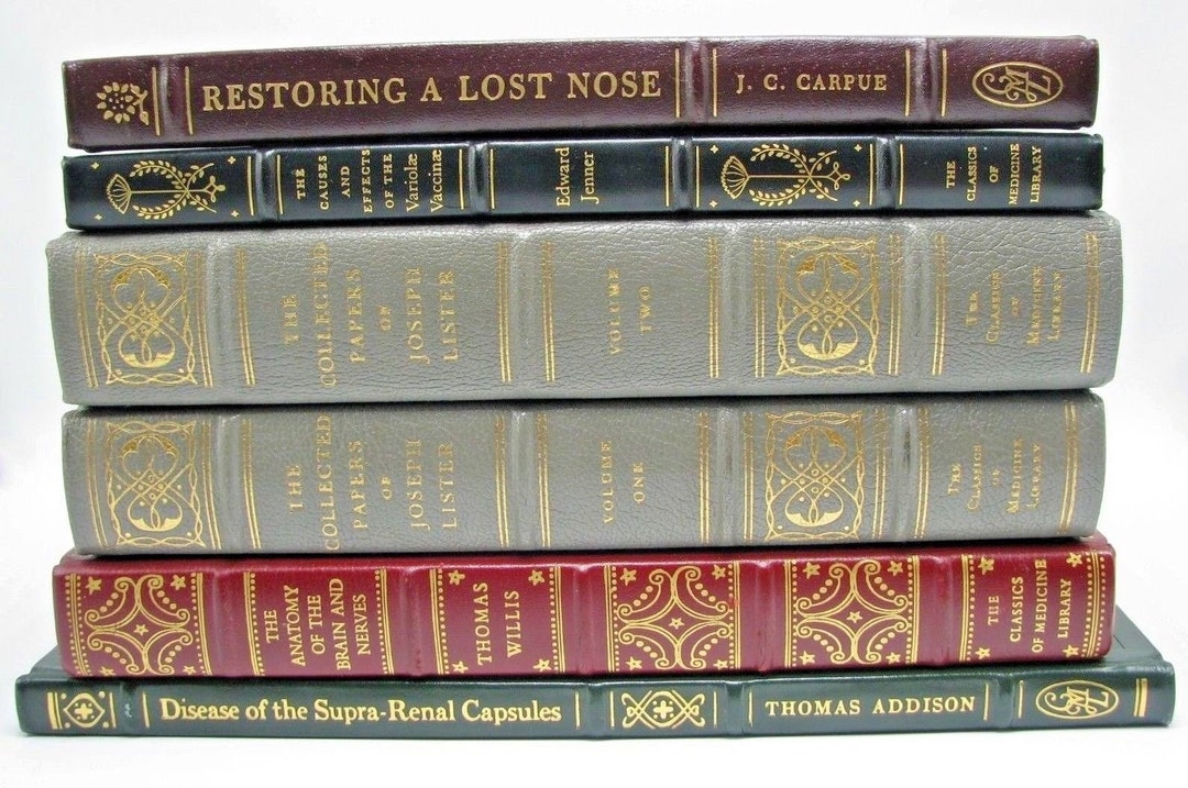 Gift Set: 6 Leather Bound the Classics of Medicine Library - FACSIMILES ...