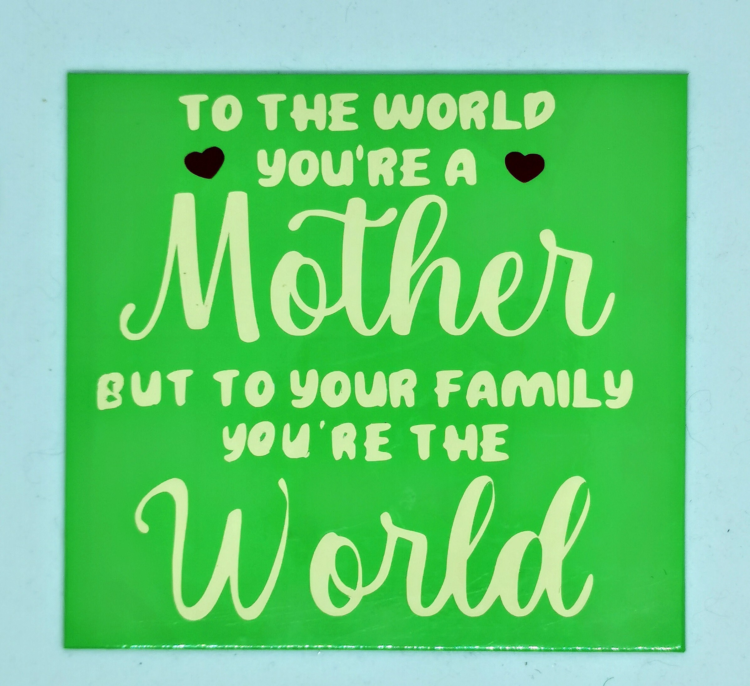 Magnet for a Mother, Magnet for Mom, Fridge Magnet for Mothers, Mothers ...