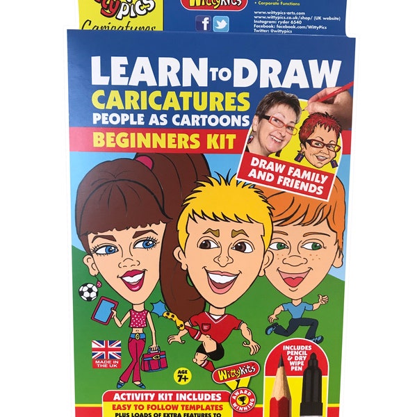 Learn to Draw Kit - Etsy UK