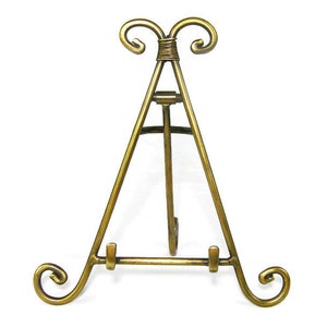 Decorative Metal Easel 7" Tall Display Stand- Copper, Iron, Antique ...