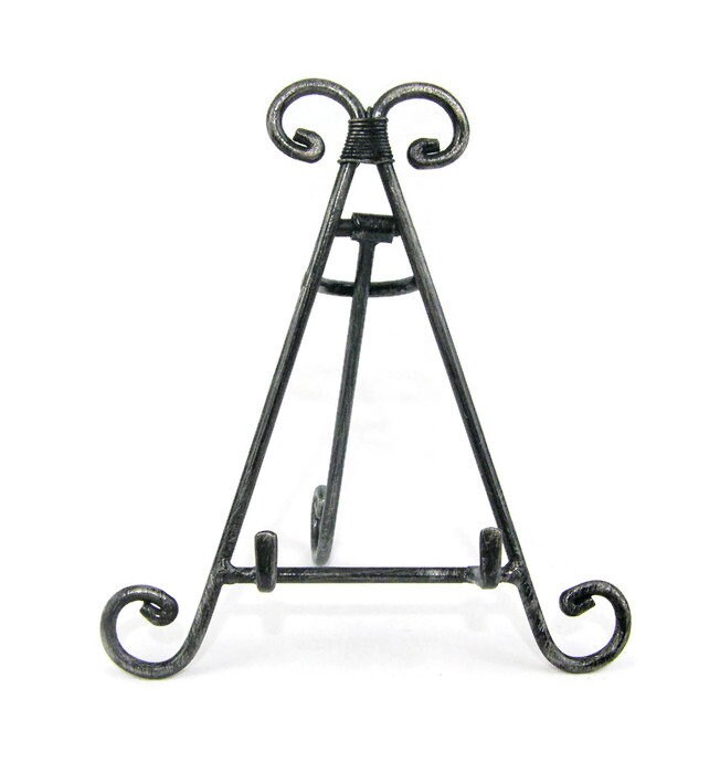 Decorative Metal Easel 7" Tall Display Stand- Copper, Iron, Antique ...