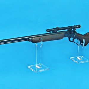 Rifle, Long Gun Display Stand, for Displays and Shows, Clear Acrylic ...