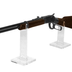 Rifle, Long Gun Display Stand, for Displays and Shows, Clear Acrylic ...