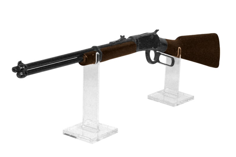 Rifle, Long Gun Display Stand, for Displays and Shows, Clear Acrylic ...