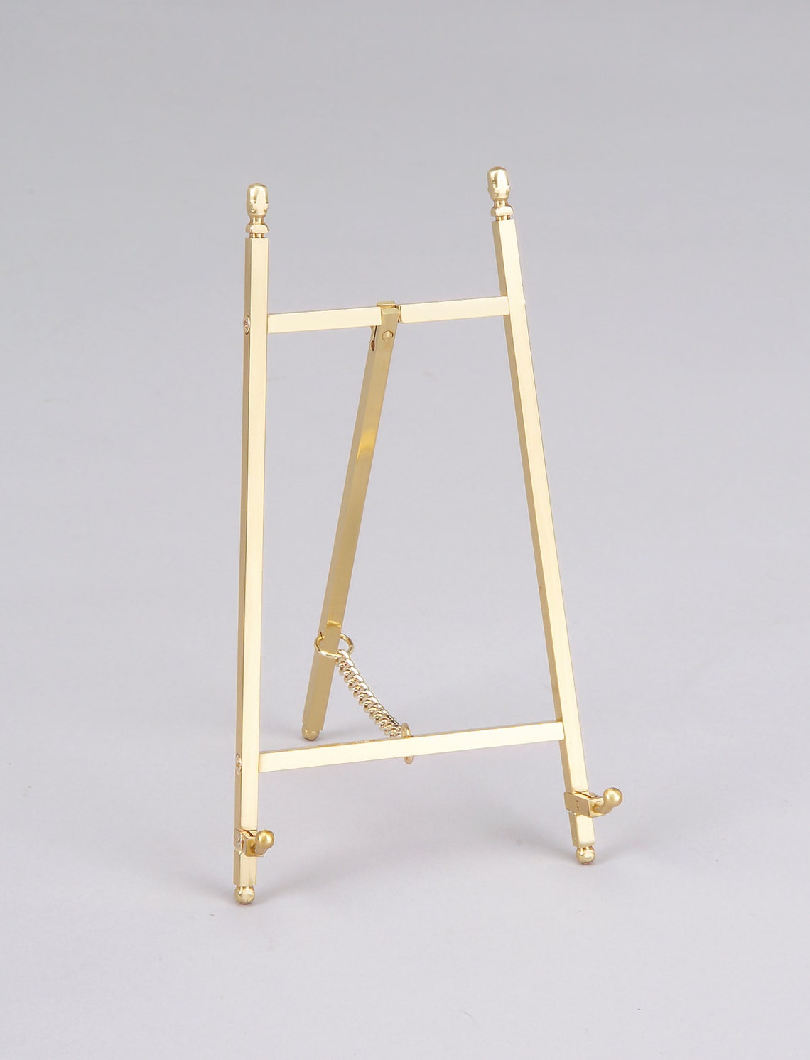 Decorative Brass or Nickel Plated Easel Display Stand 10.5 - Etsy