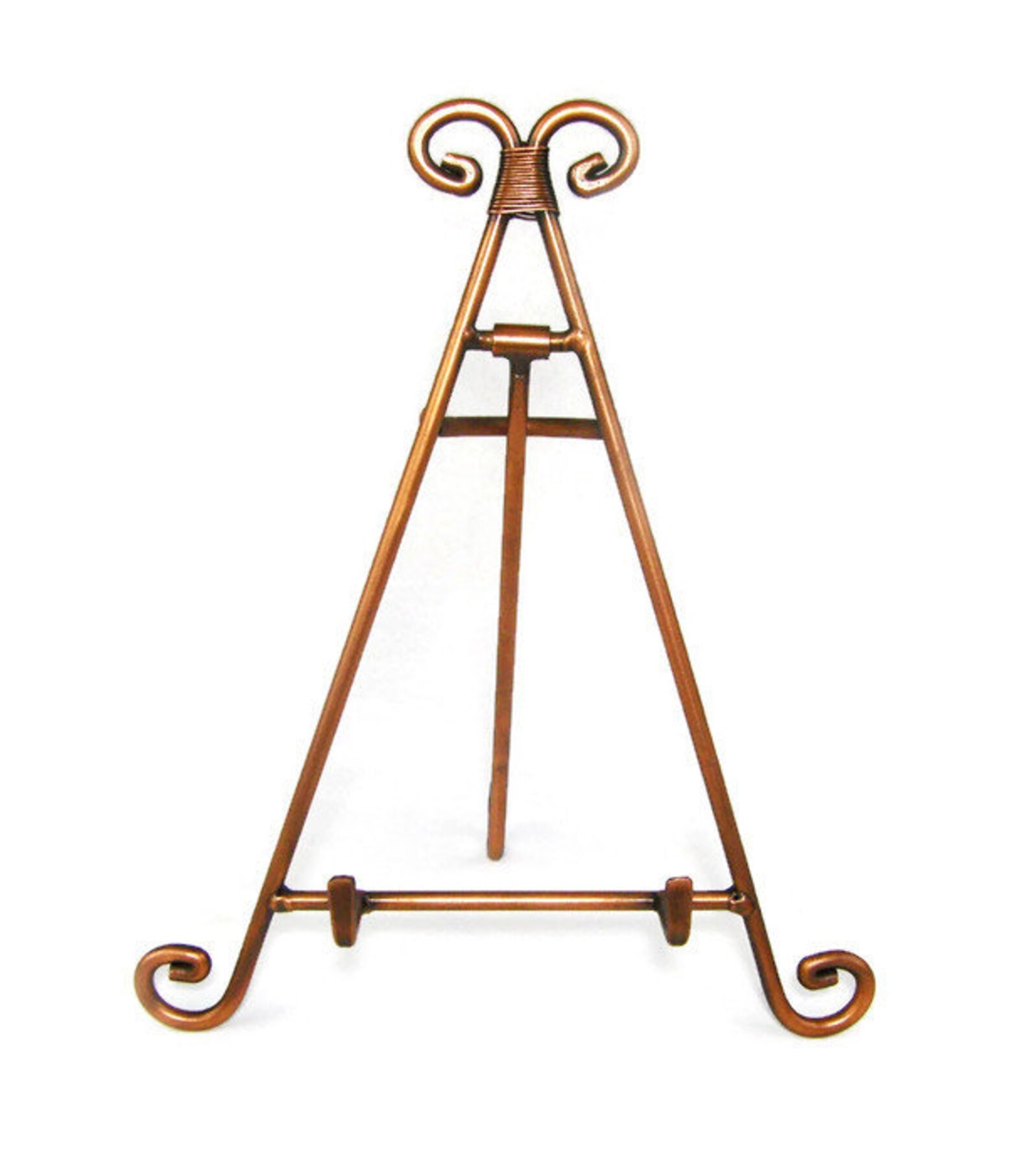 Decorative Metal Easel 10" Tall Display Stand- Iron, Copper, Antique ...