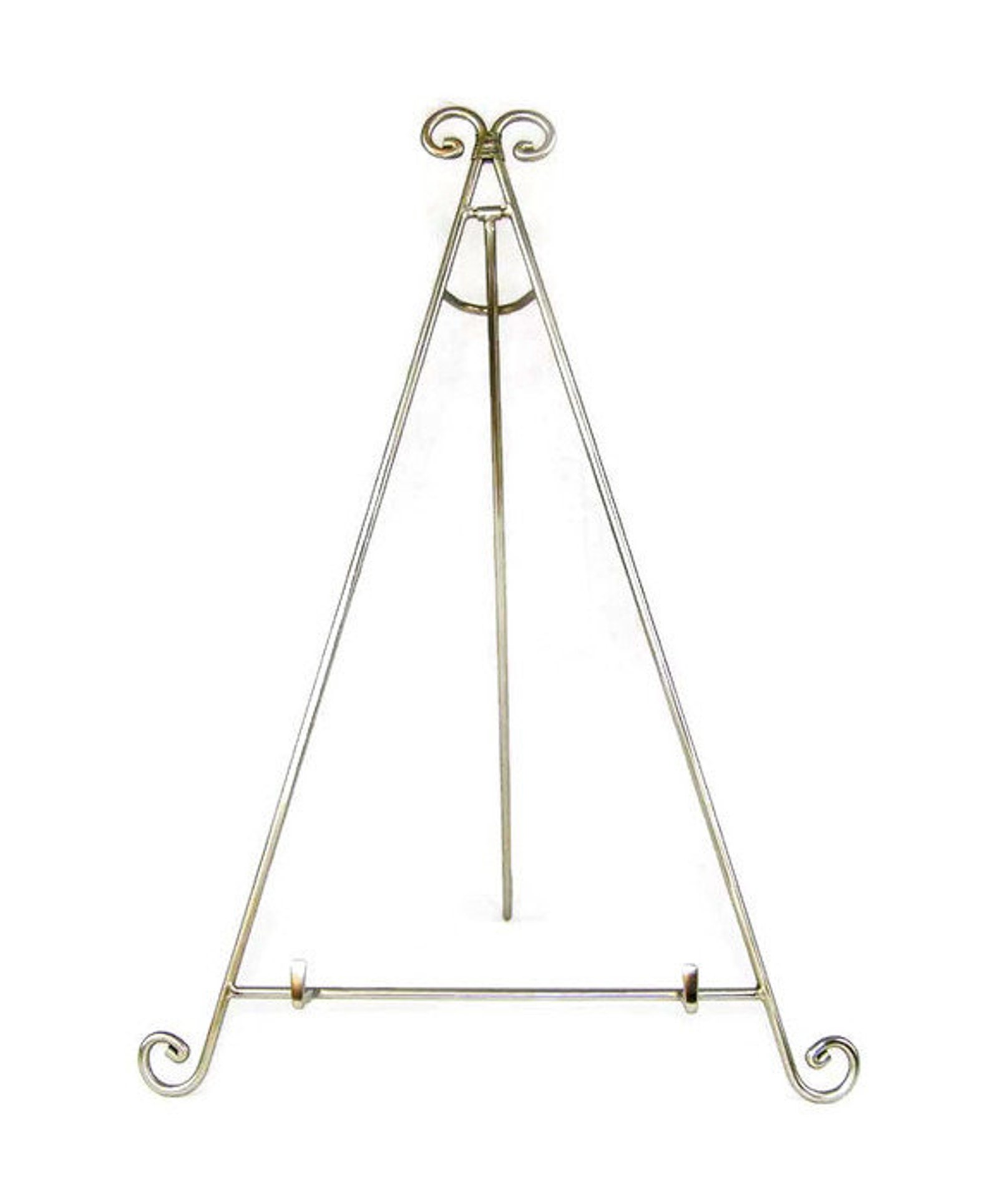 Decorative Metal Easel 25" Tall Display Stand- Iron, Copper, Antique ...