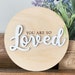 You Are so Loved Nursery Sign | Baby Shower Gift | Boho Nursery Wall ...