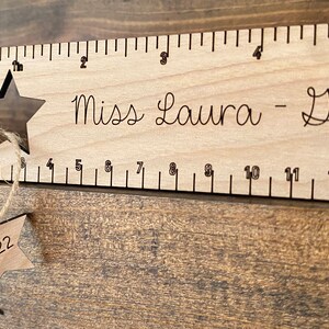 Teacher Appreciation Gift, Personalized Ruler, Thanks for Helping Me ...