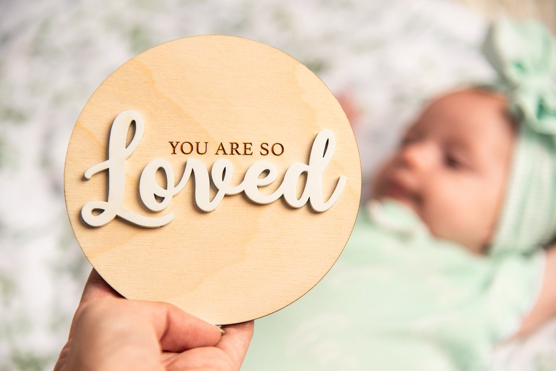 You Are so Loved Nursery Sign | Baby Shower Gift | Boho Nursery Wall ...