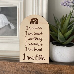 Affirmations for Kids I Am Kind Smart Loved Inspirational | Etsy