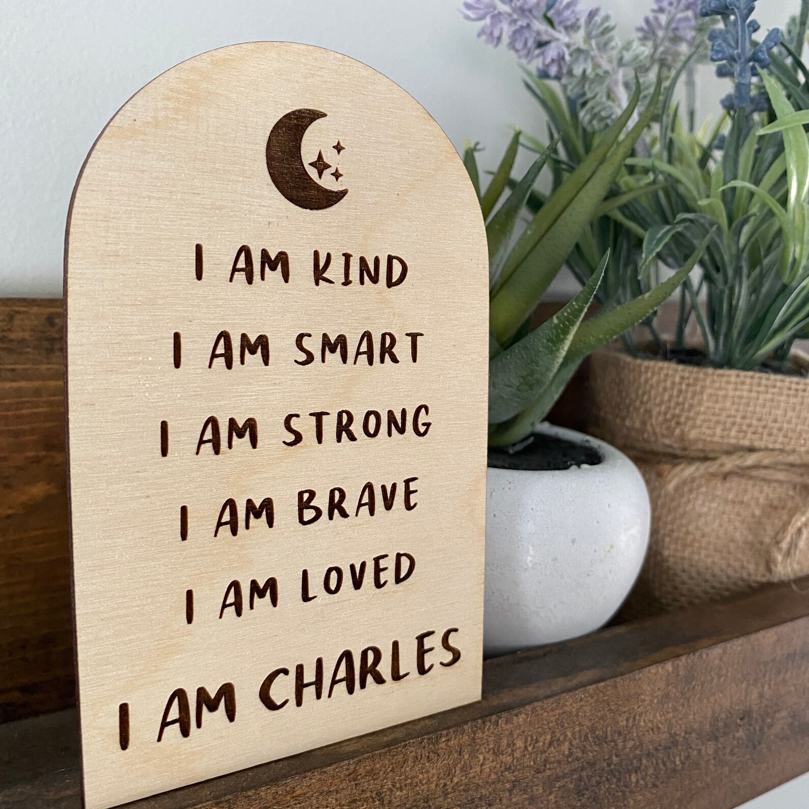 Affirmations for Kids I Am Kind Smart Loved Inspirational | Etsy