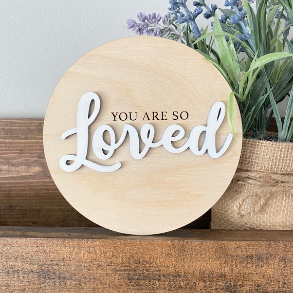 You Are so Loved Nursery Sign Baby Shower Gift Boho - Etsy