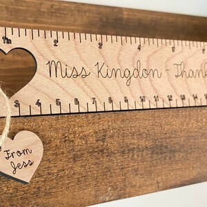 Teacher Appreciation Gift, Personalized Ruler, Thanks for Helping Me ...