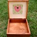 Wooden box angel box angel with heart keepsake box jewerly | Etsy
