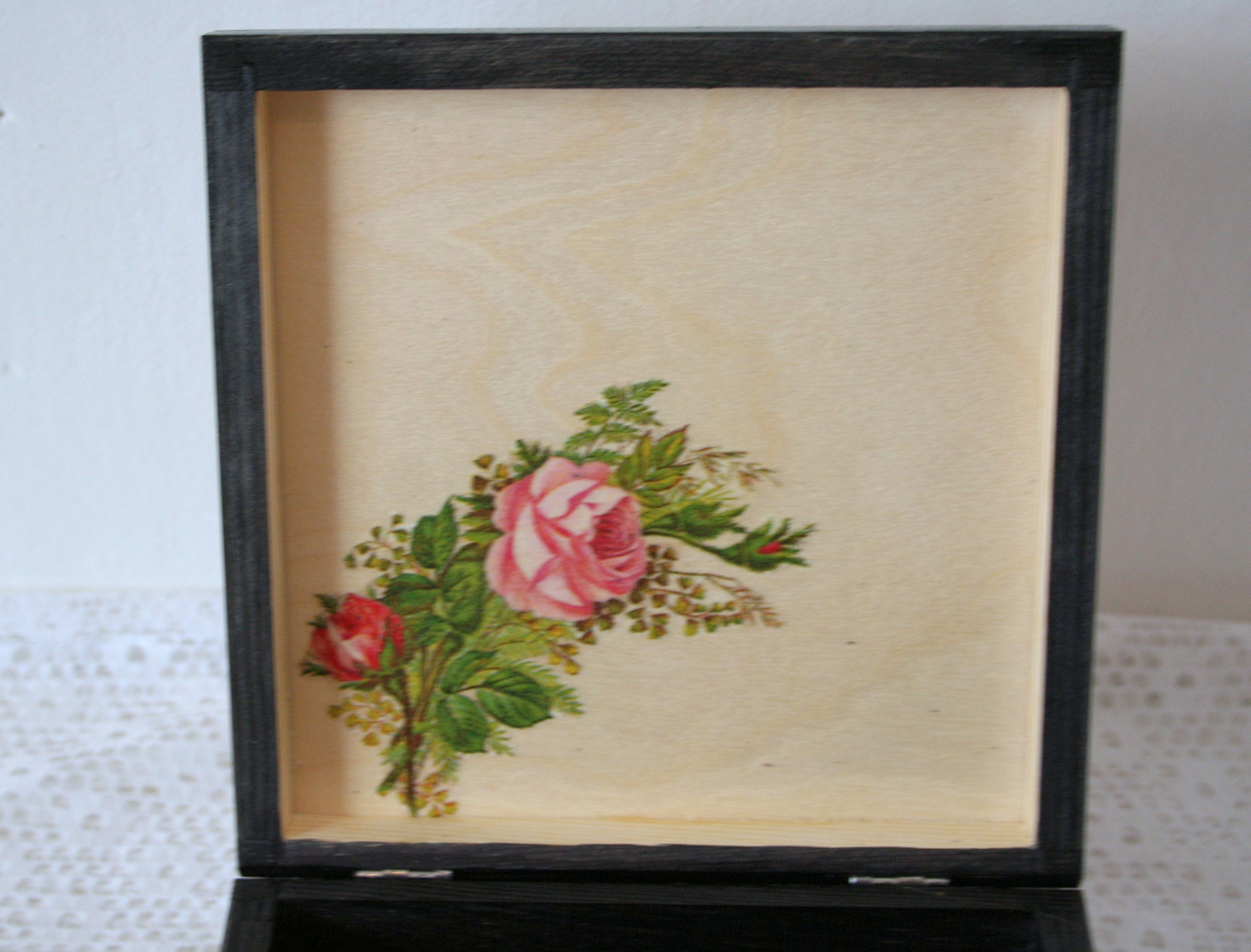 Paris Memory Wooden Box, Eiffel Tower Trinket Box, Parisian Moments ...