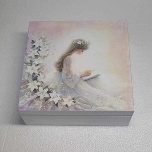 First Holy Communion Gift Box, Memory Box, 1st Communion Keepsake Box ...