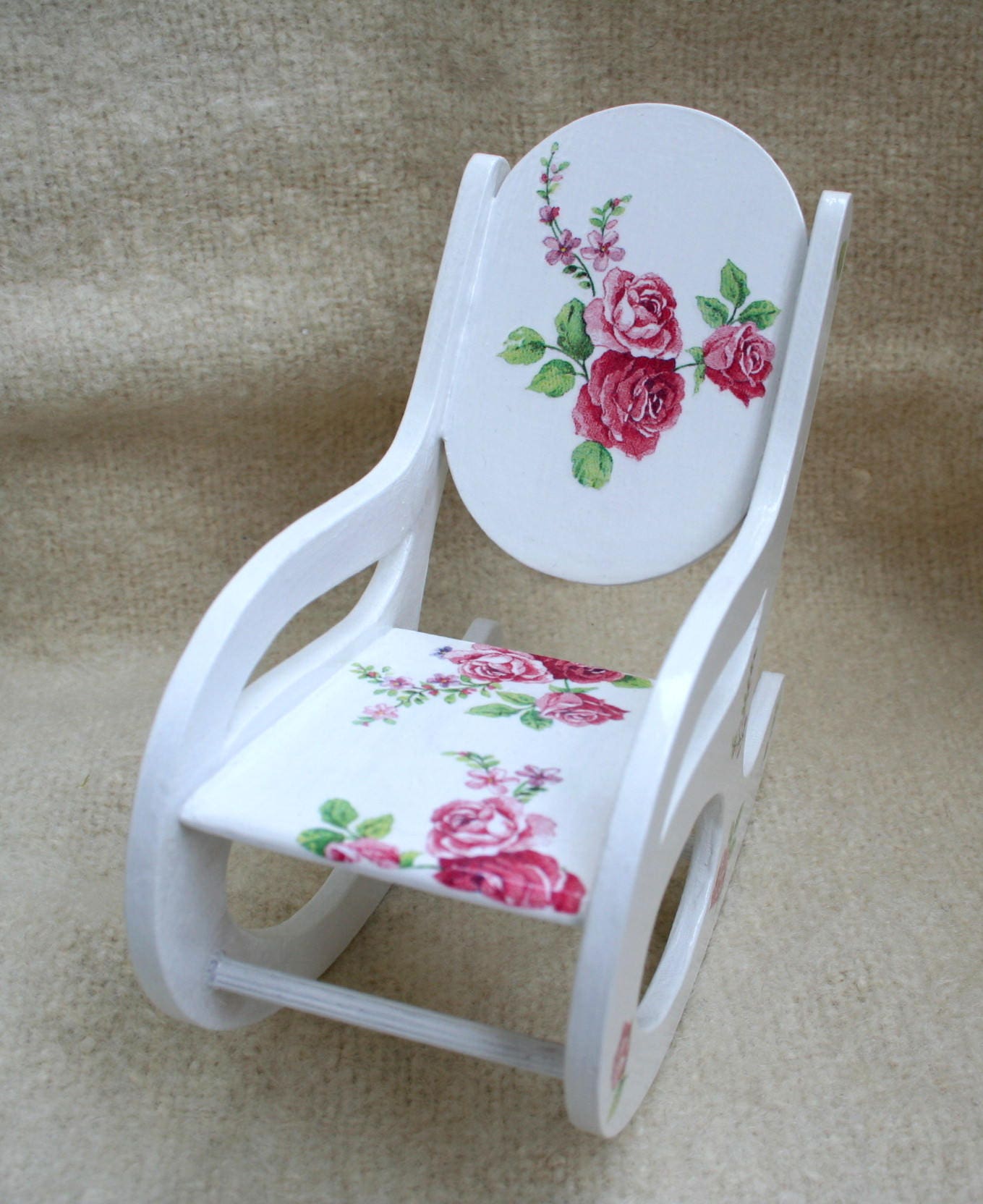 Rocking Chair for Doll 1:6 Scale Dollhouse Furniture Gift - Etsy