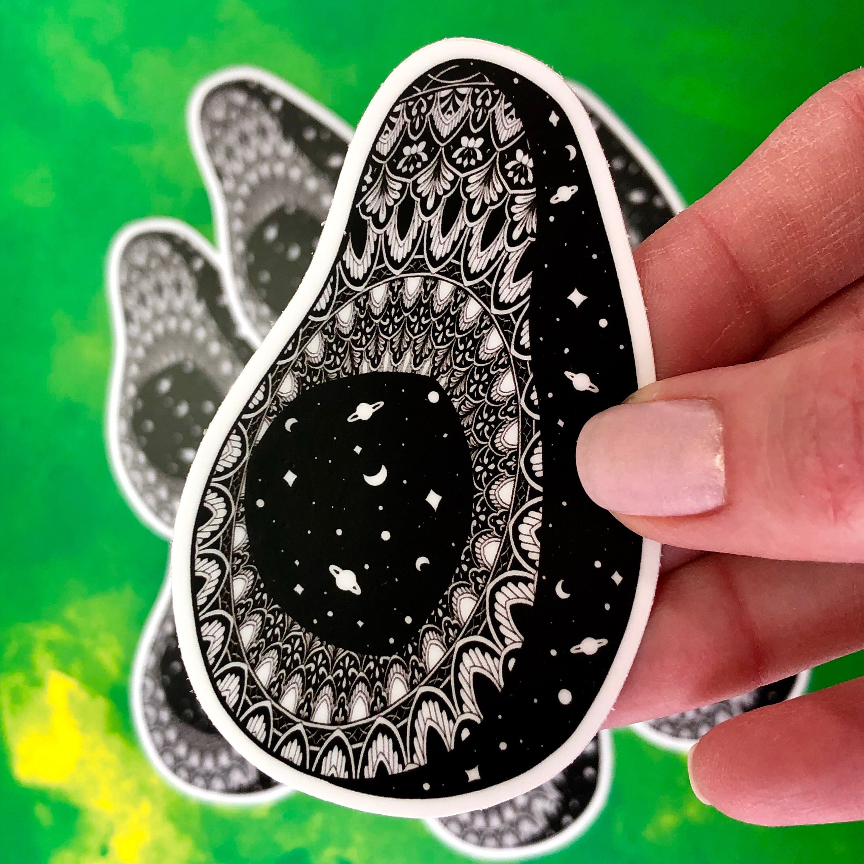 Avocado Sticker Avocado Vinyl Sticker Avocado Laptop | Etsy