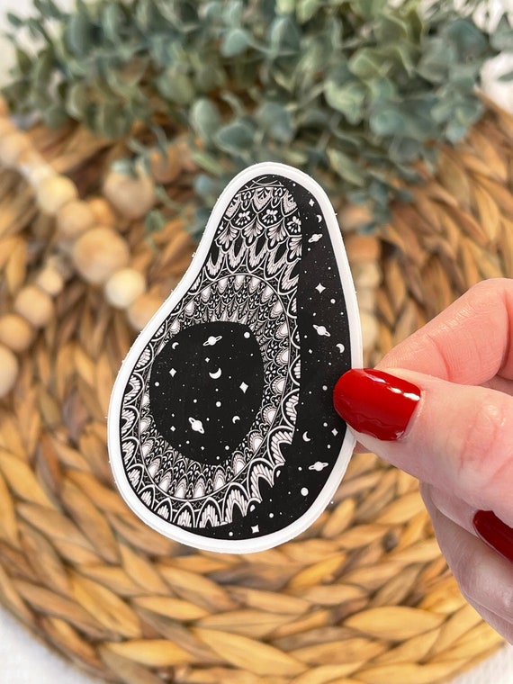 Avocado Sticker Avocado Vinyl Sticker Avocado Laptop - Etsy