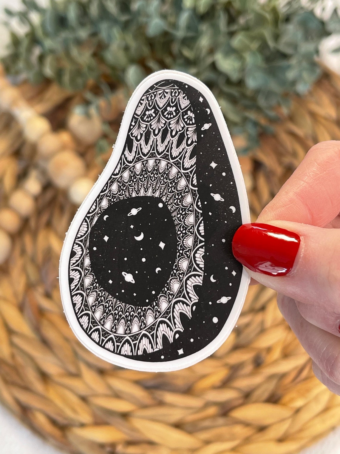 Avocado Sticker Avocado Vinyl Sticker Avocado Laptop - Etsy