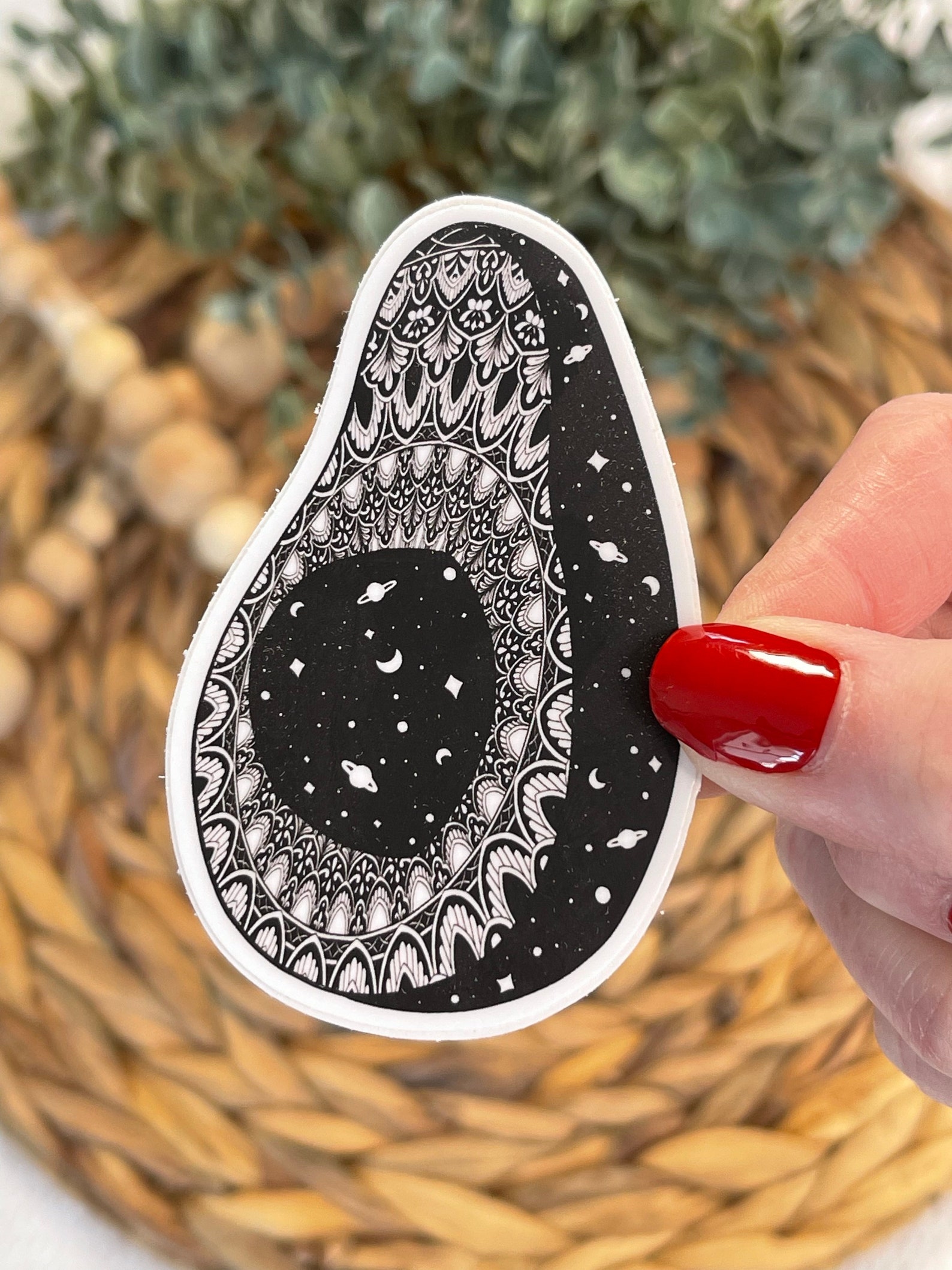 Avocado Sticker Avocado Vinyl Sticker Avocado Laptop - Etsy