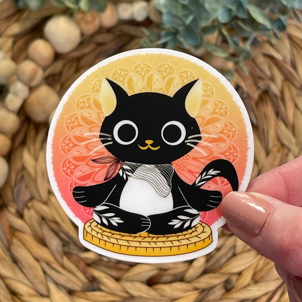 Zen Kitty - Etsy