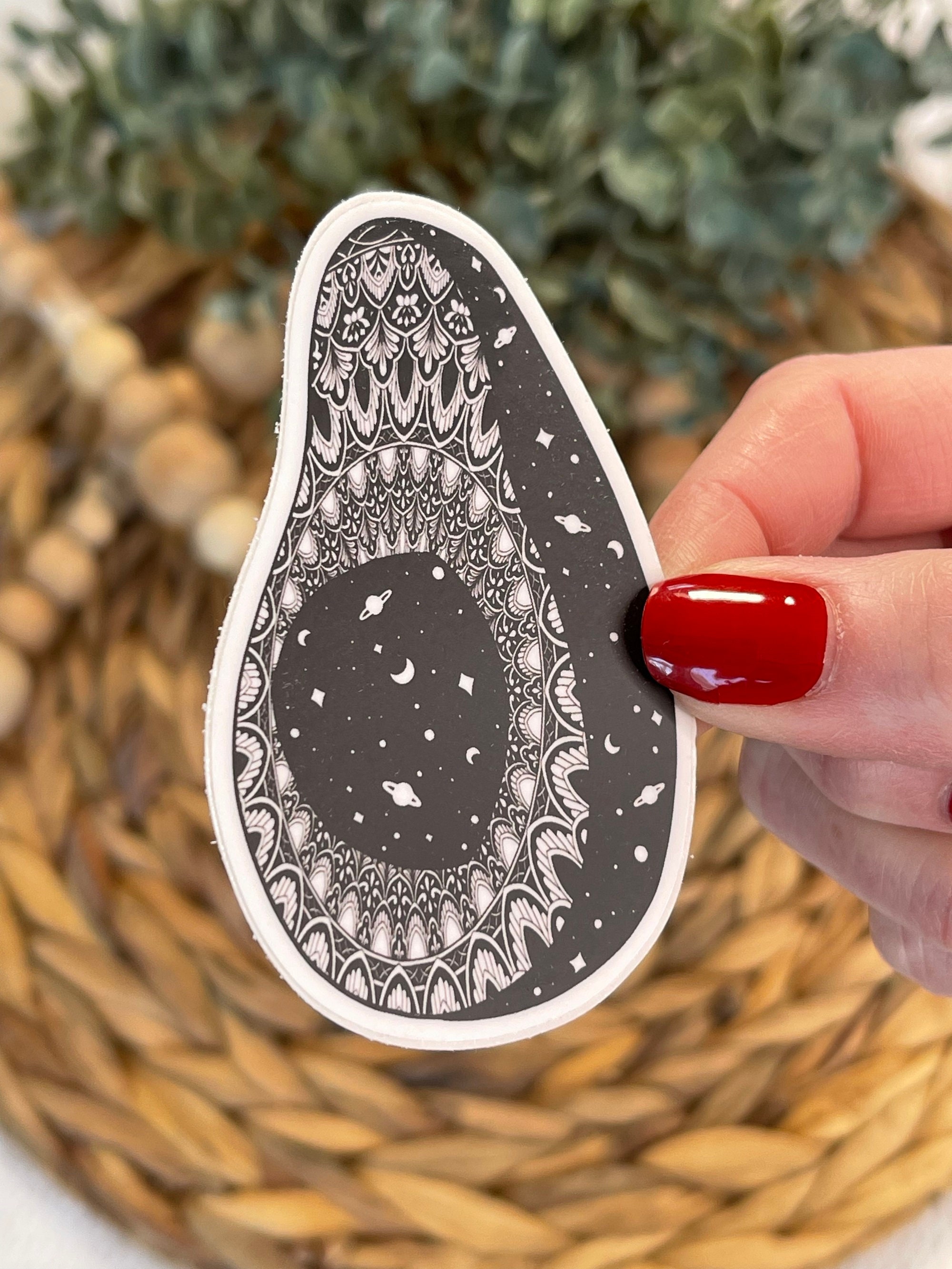 Avocado Sticker Avocado Vinyl Sticker Avocado Laptop - Etsy