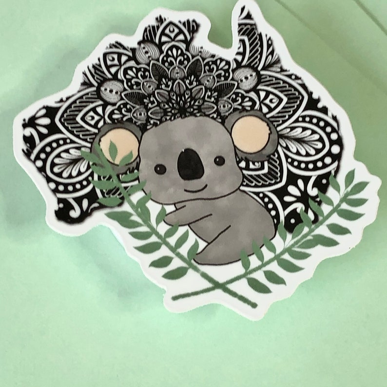 Koala Sticker Koala Sticker Fundraiser Koala Sticker | Etsy