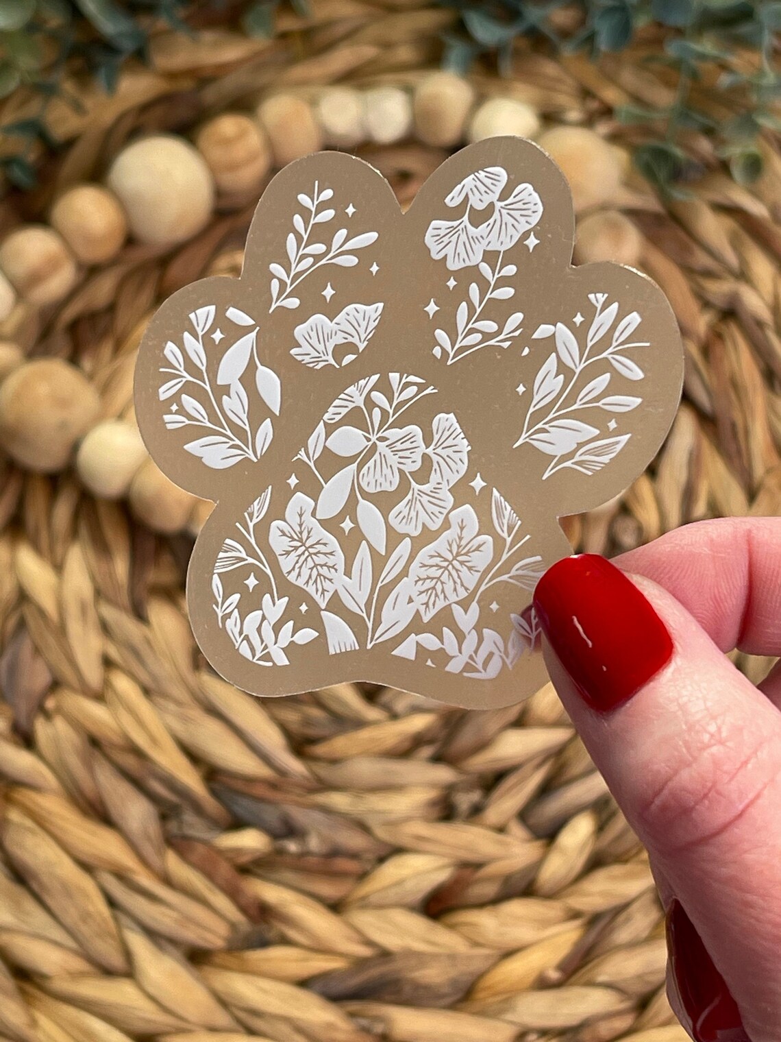 Transparent Dog Paw Sticker Dog Stickers Dog Paw Decals - Etsy