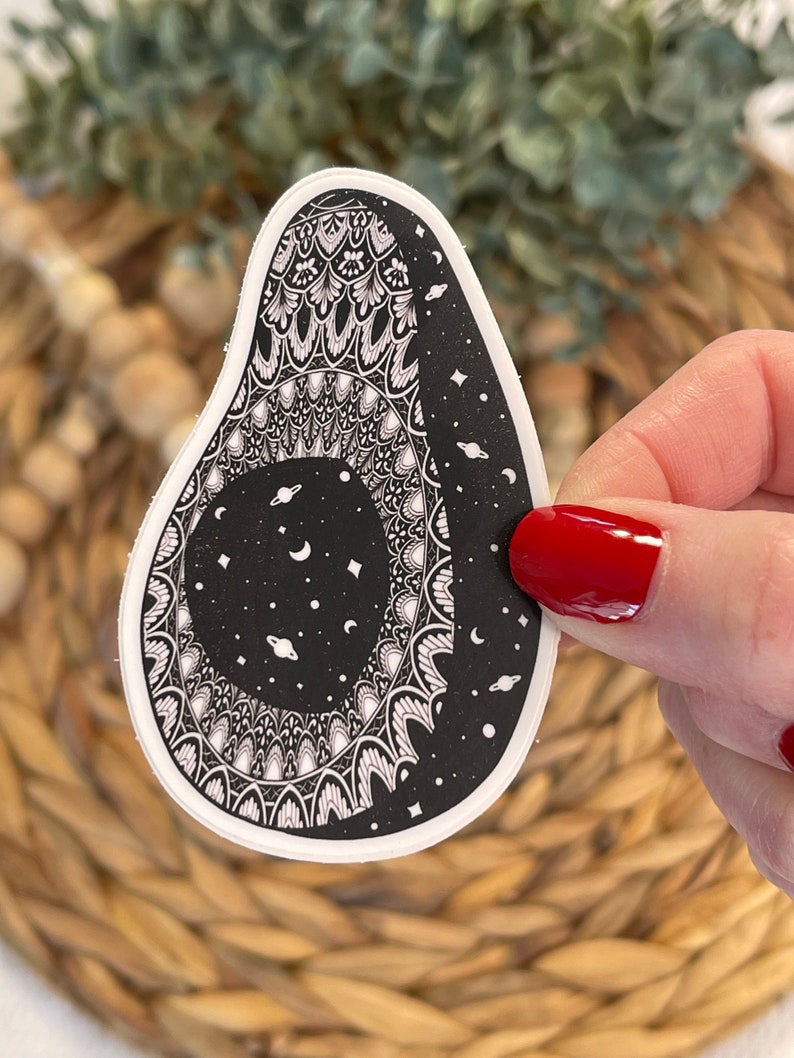 Avocado Sticker Avocado Vinyl Sticker Avocado Laptop - Etsy