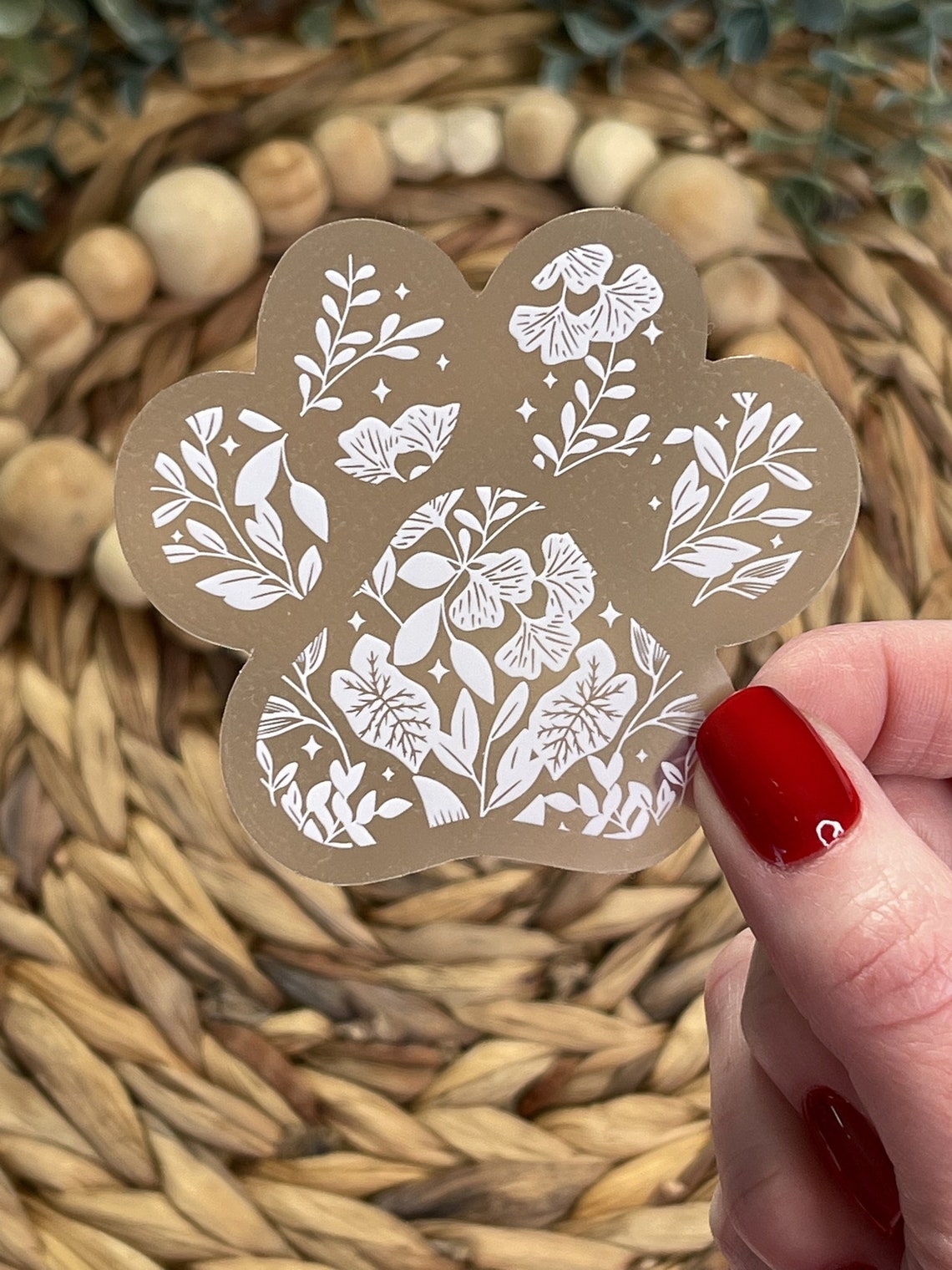 Transparent Dog Paw Sticker Dog Stickers Dog Paw Decals - Etsy