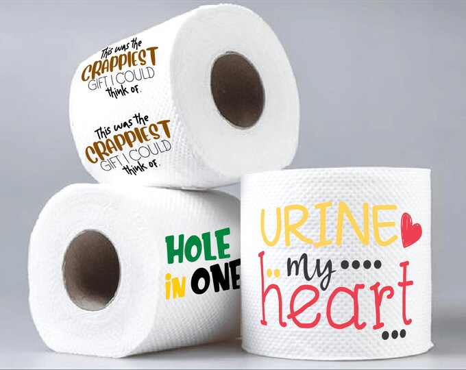 Toilet Paper, 30 Options! Funny, White Elephant Gift, Poop, Coffee ...