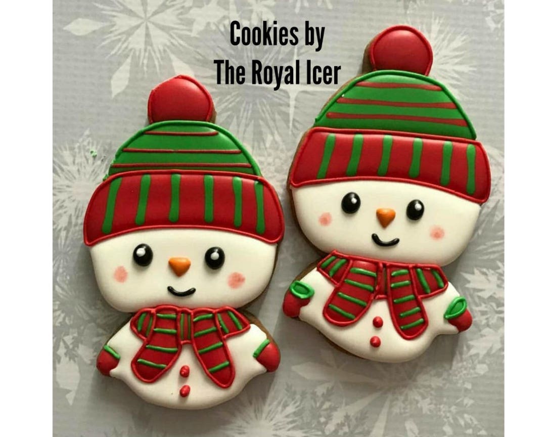 Snowman With Toque Cookie Cutter / Snowman Cookie Cutter / Snowman With ...