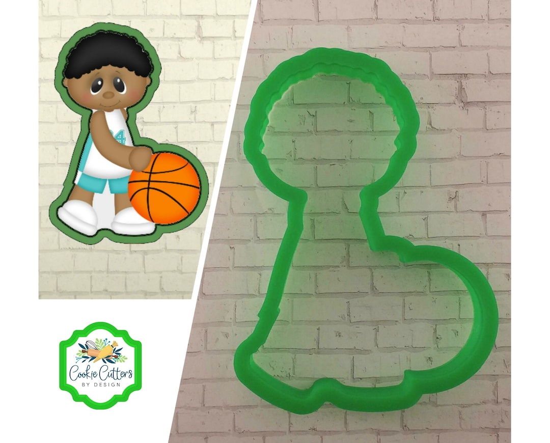 Basketball Cookie Cutter / Sports Cookie Cutter / Cookie Cutters / 3D ...