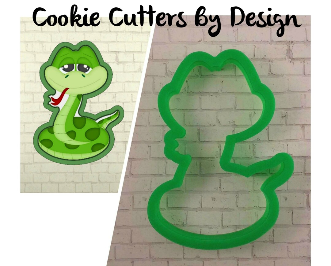 Snake Cookie Cutter / Cookie Cutter / Cookie Cutters / 3D Printed ...