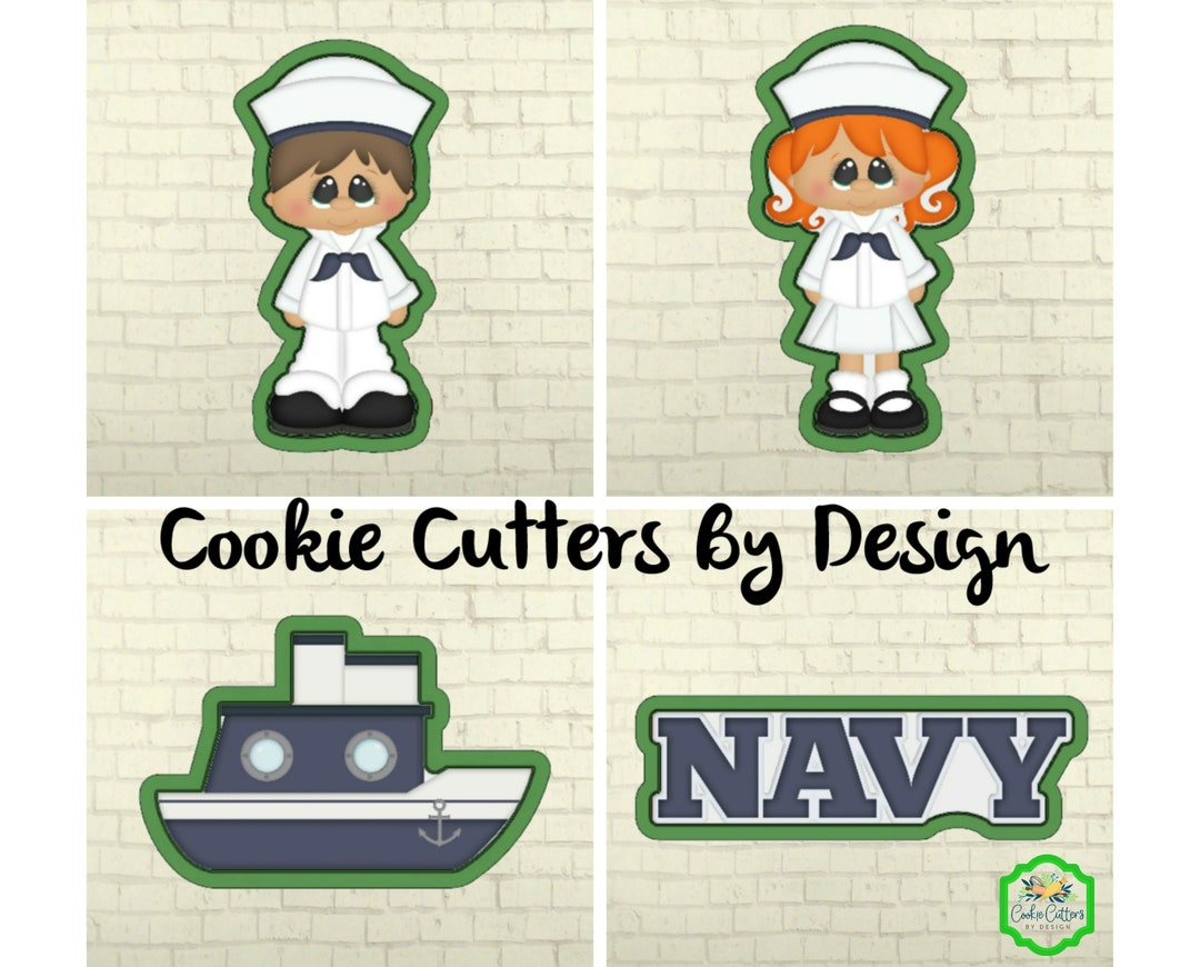 Navy Cookie Cutters / Ship / Military / Navy Seals / Naval Force ...